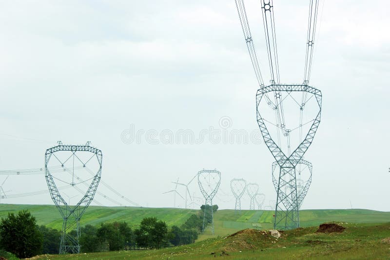 High-tension line stock photo. Image of industrial, electricity - 21707910