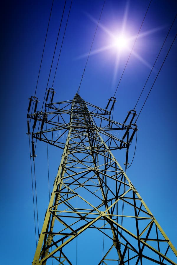 High Tension Line Structure Stock Image - Image of death, digital: 22841999