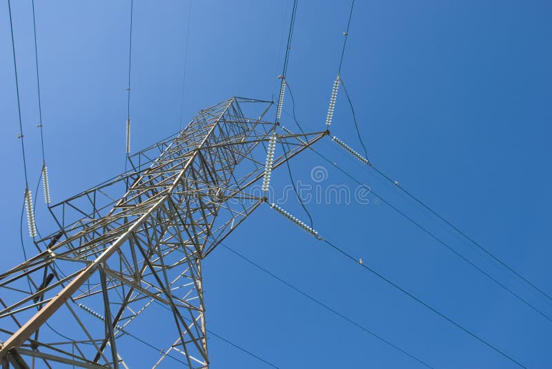 High Tension Lines stock photo. Image of distribution - 13475816