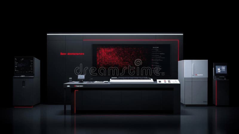 High-Throughput Sequencing System Stock Illustration - Illustration of ...
