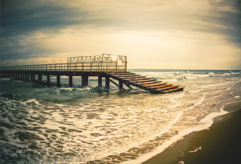 High tide stock image. Image of season, storm, outdoors - 109790087