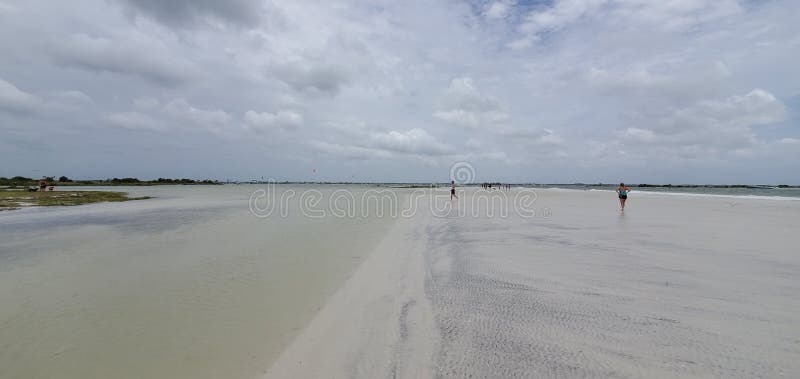 High Tide at Honeymoon Island, Florida Editorial Image - Image of ...