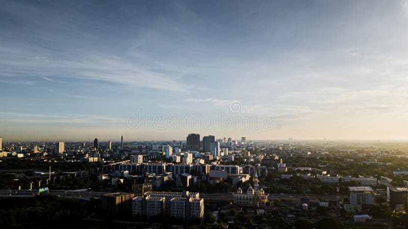 High Top View of City Buildings Stock Photo - Image of downtown, tower ...