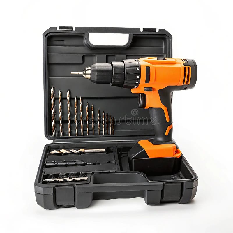 High-torque Drill Set for Tough Materials Stock Illustration ...