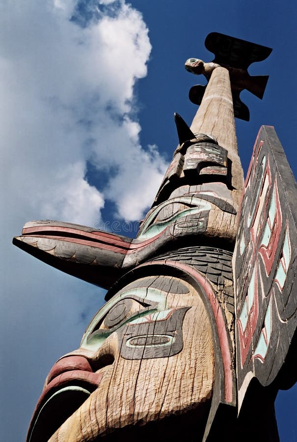 High totem pole stock image. Image of male, america, build - 4632587