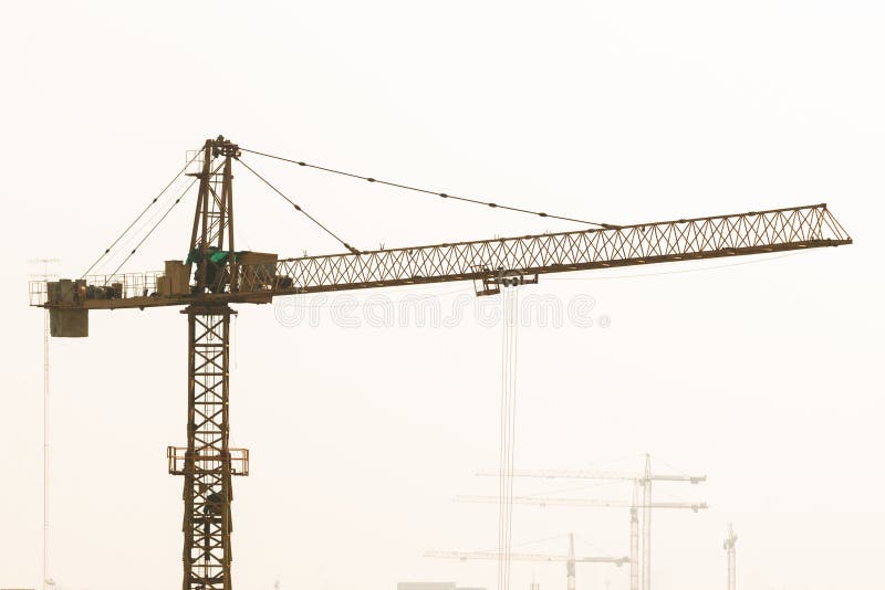 High Tower Crane in the Industrial Area Stock Image - Image of city ... High Tower Crane in the Industrial Area Stock Image - Image of city ...
