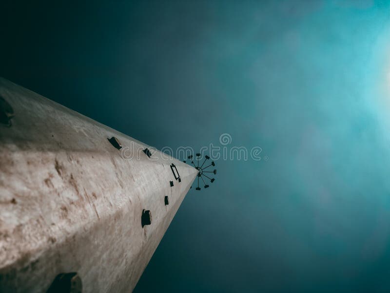 A High tower head lights stock photo. Image of wood - 255074796