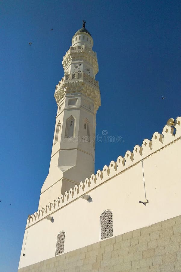 High Tower of Mosque stock image. Image of tower, mosque - 264197855