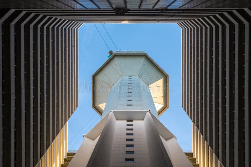 High tower in Pattaya stock image. Image of historical - 337840319