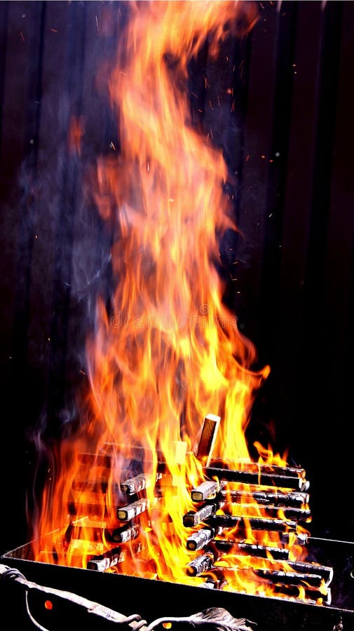 Fire, Bonfire, Burn, Smolder Stock Image - Image of candle, light ...