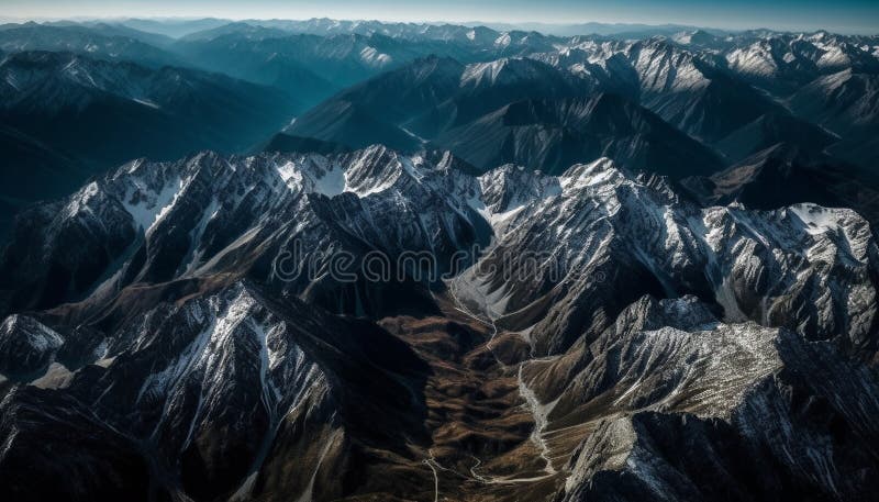 High Up Adventure in Majestic Mountain Range, Extreme Terrain ...