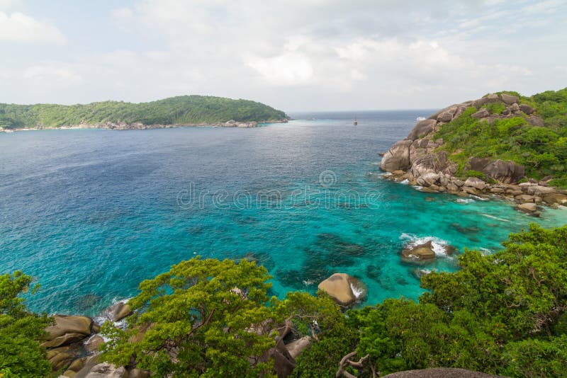 High view from islands stock image. Image of asia, green - 70485645