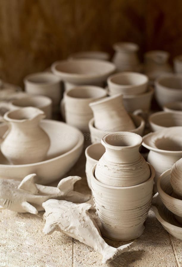 High View Pottery Indoors Workshop. High Quality Photo Stock Image ...
