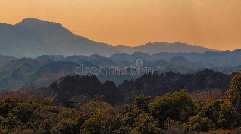 High view sharp mountains stock image. Image of forest - 93417413