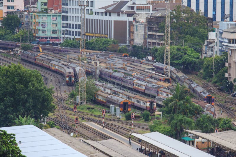 Train Garage stock image. Image of rail, steel, train - 21112495