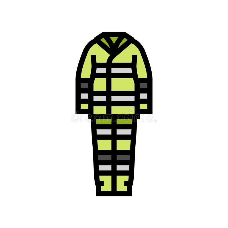 High Visibility Clothing Color Icon Vector Illustration Stock Vector ...