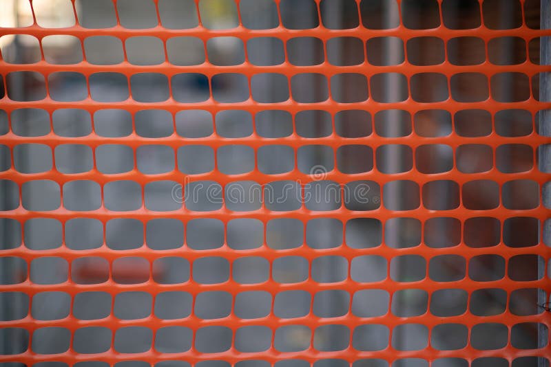 High Visibility Net in Construction Site, the Scaffolding on a Building ...