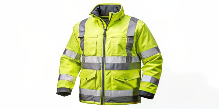 High Visibility Safety Work Jacket Durable Reflective and Essential for ...