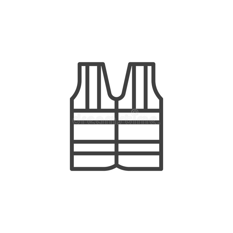 Safety Reflective Jacket Vector Icon Stock Photos - Free & Royalty-Free ...