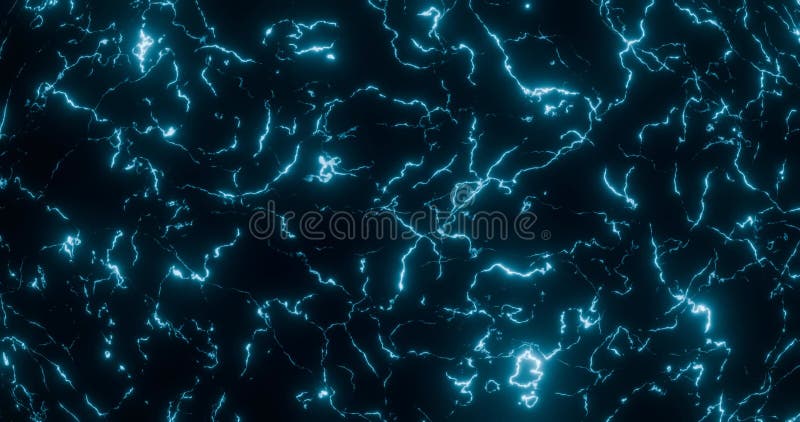 High-voltage Electric Arcs Jumping on the Surface. Looping Animation ...