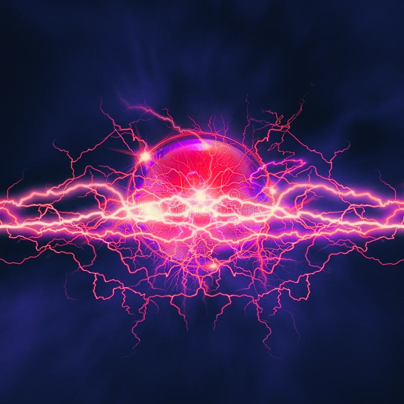 High Voltage Electric Bolt. Teleport Flash Stock Illustration ...