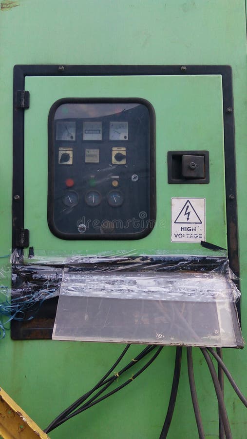 High Voltage Electric Diesel Box Stock Photo - Image of voltage ...