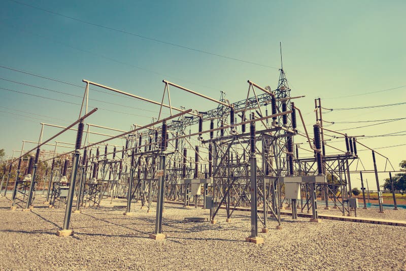 High Voltage Electric Insulated Yard. is an Access Point for Multiple ...