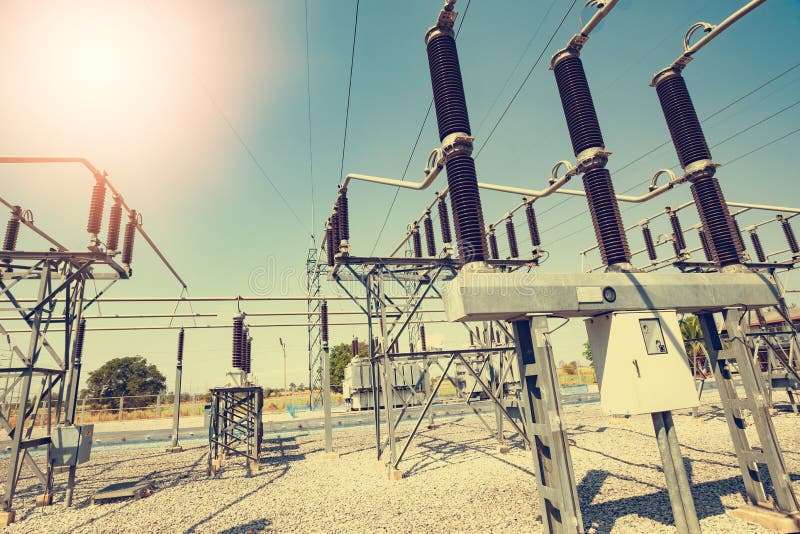 High Voltage Electric Insulated Yard. is an Access Point for Multiple ...