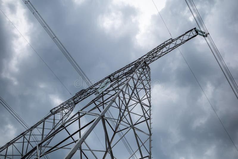 Modern Power Transmission Technologies Stock Photo - Image of ...