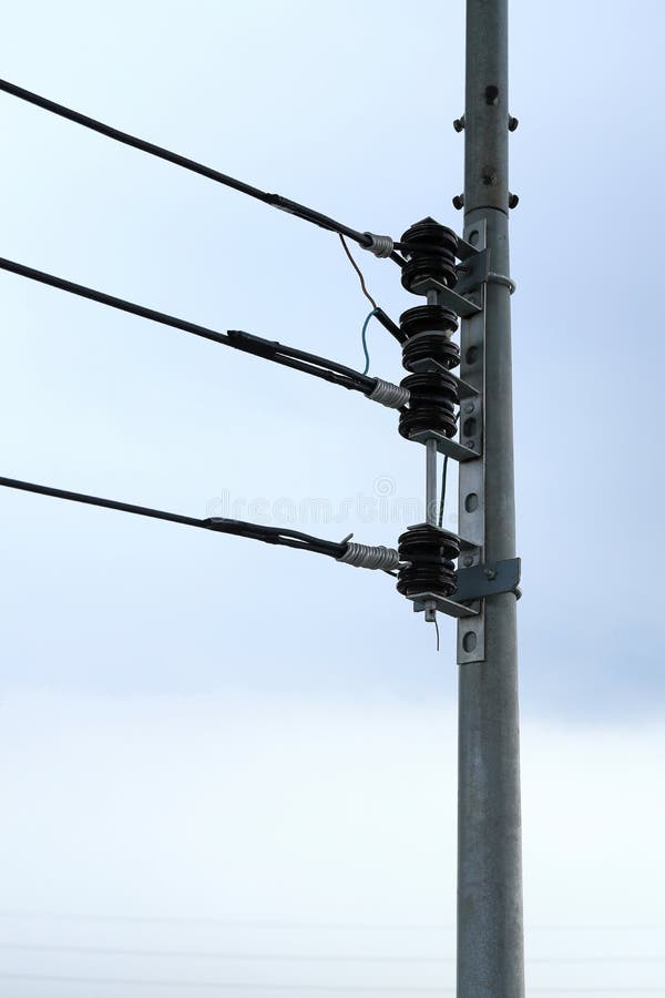 The High Voltage Electric Pole, the Electric Post Show with High ...