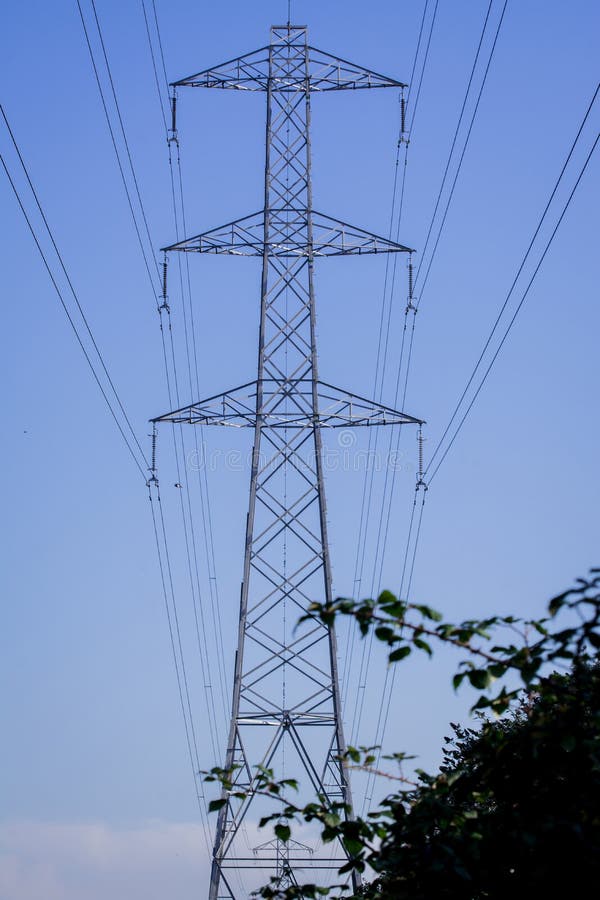 High Voltage Electric Post Power-plant Transformer Station Power Pylon ...