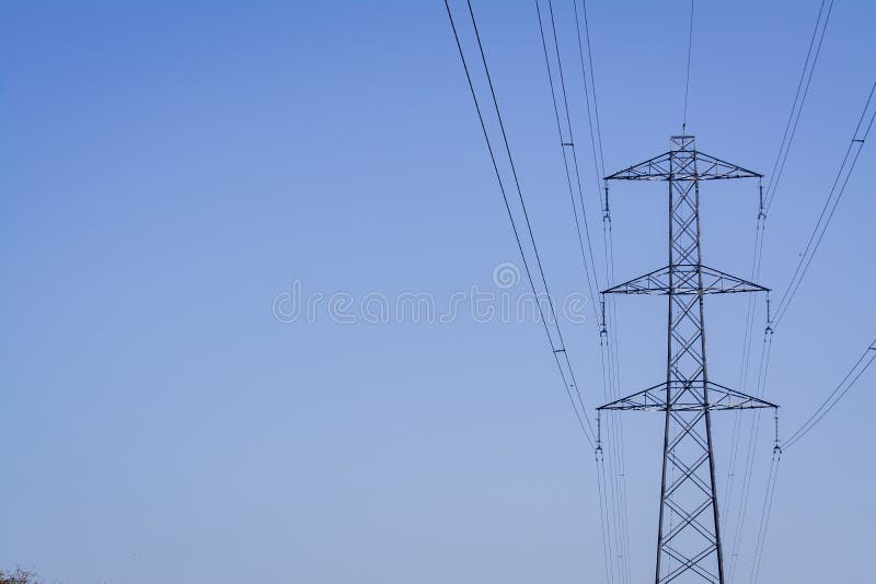 High Voltage Electric Post Power-plant Transformer Station Power Pylon ...