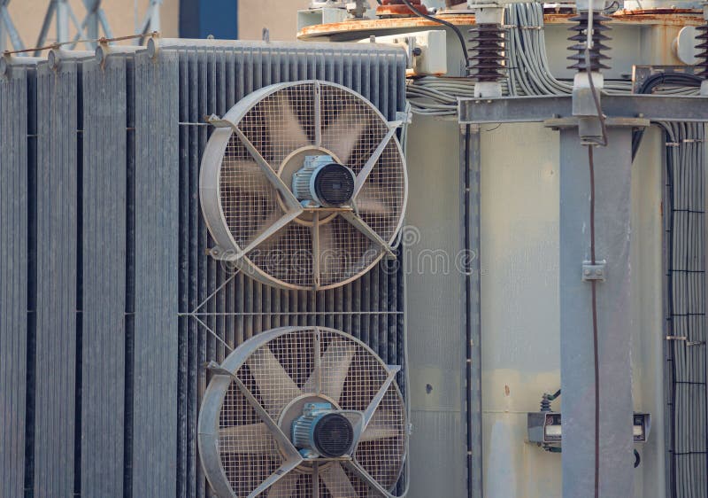 High Voltage Electric Power Plant Current Distribution Substation Stock ...