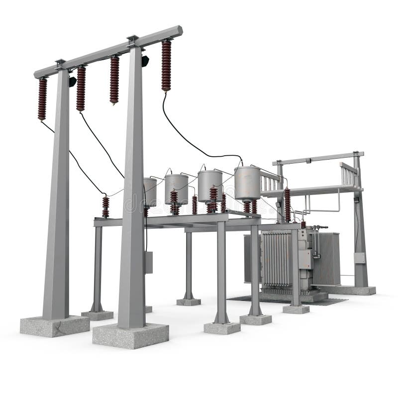 Electric Power Substation Stock Illustrations – 1,268 Electric Power ...