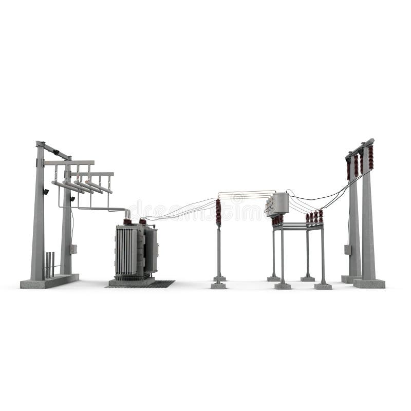 Substation Stock Illustrations – 1,806 Substation Stock Illustrations ...