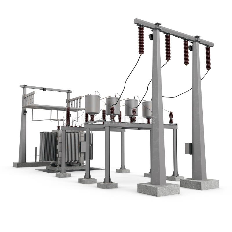 Substation Stock Illustrations – 2,520 Substation Stock Illustrations ...