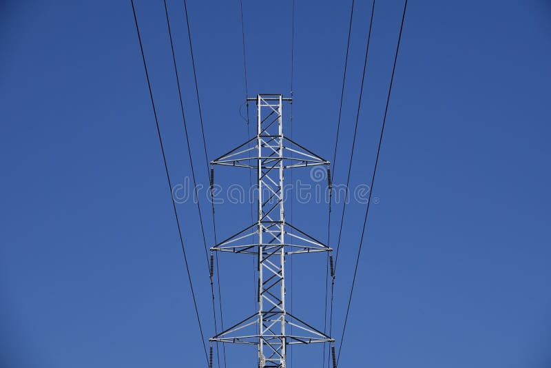 High Voltage Electrical Grid Stock Photo - Image of generator, grid ...