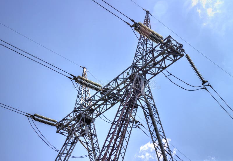 Overhead Lines and Railway Tracks Stock Image - Image of lines, concept ...