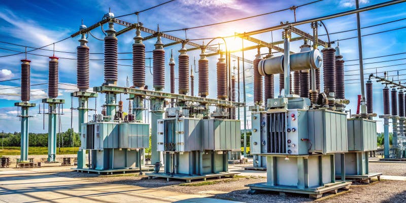 High Voltage Electrical Transformers in an Electricity Distribution ...
