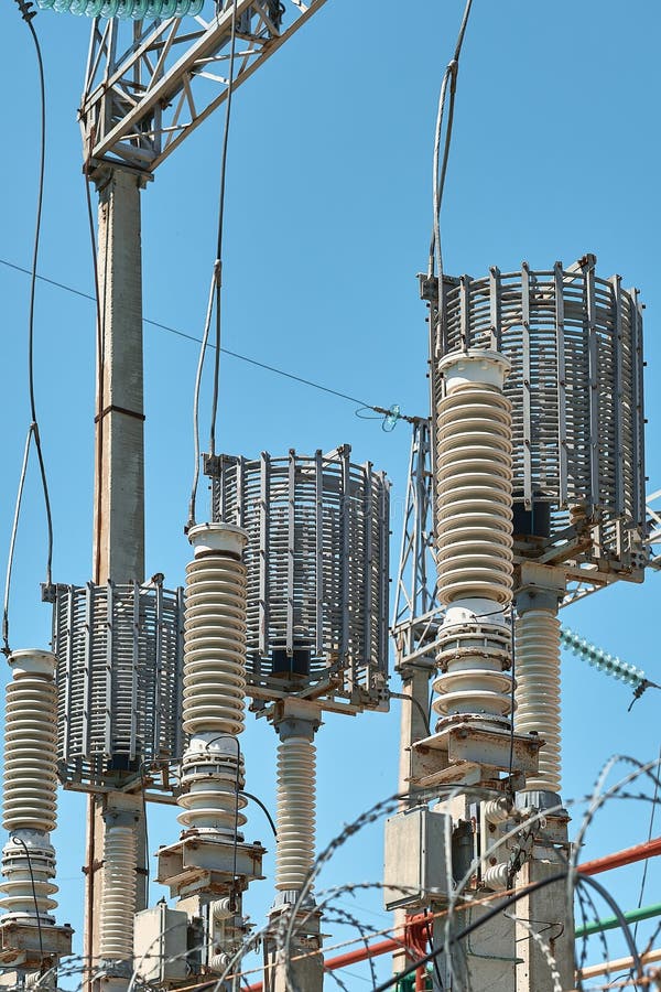 High Voltage Electrical Transformers in an Electricity Distribution ...