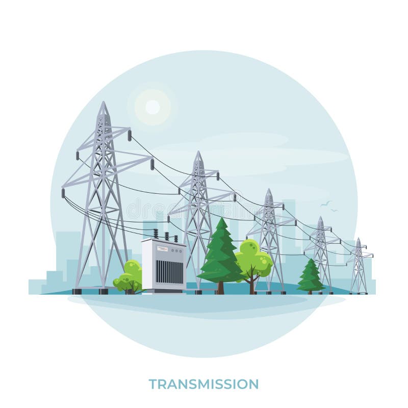 Power Distribution Transmission of Renewable Electricity Solar Energy ...