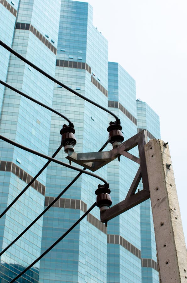 High Voltage Electricity Pylon Stock Image - Image of voltage, high ...