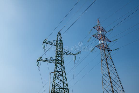 High Voltage Electricity Pylon, a Symbol of Energy and Infrastructure ...