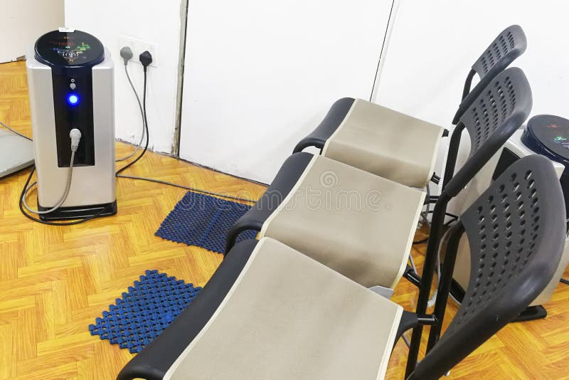 High Voltage Electron Therapy Device with Insulation Sheet Stock Image ...