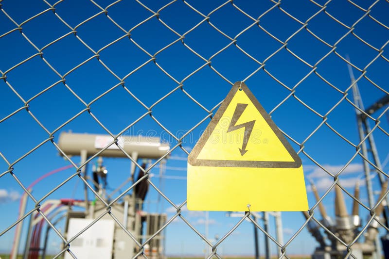 High voltage hazard stock photo. Image of electricity - 216607302