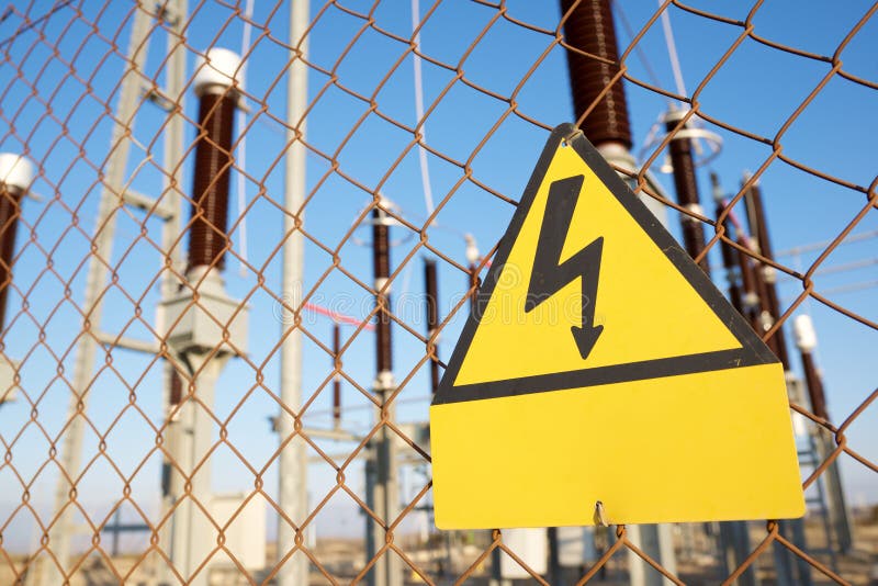 High voltage hazard stock image. Image of power, closeup - 83864509