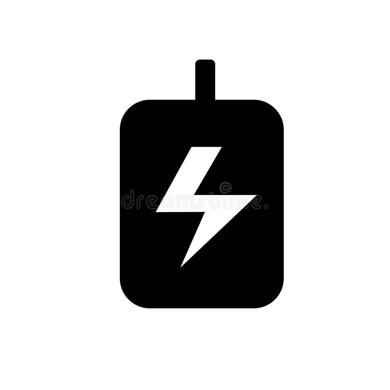 High Voltage Icon Vector Isolated on White Background, High Volt Stock ...