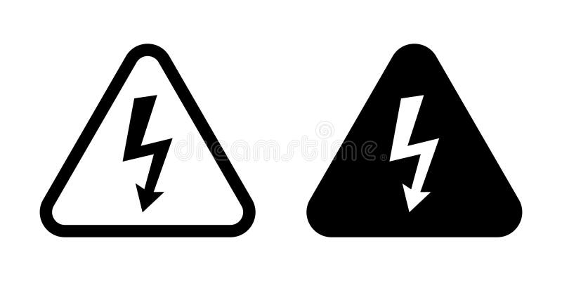 Lightning Rod Sign Isolated. Vector Illustration Stock Vector ...