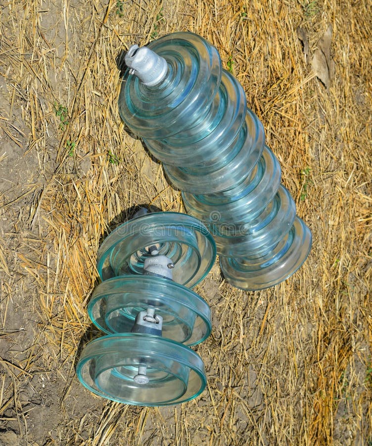 High-voltage Insulators of Insulators. Installation of High-voltage ...