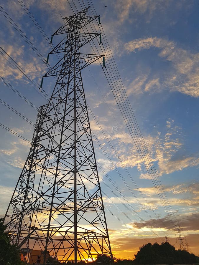 High voltage stock photo. Image of light, form, high - 98198606